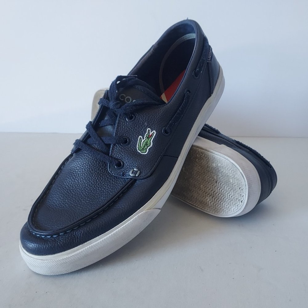 Lacoste Sport Keel Sep 2 Leather Boat Shoes Lace Orth… - Gem